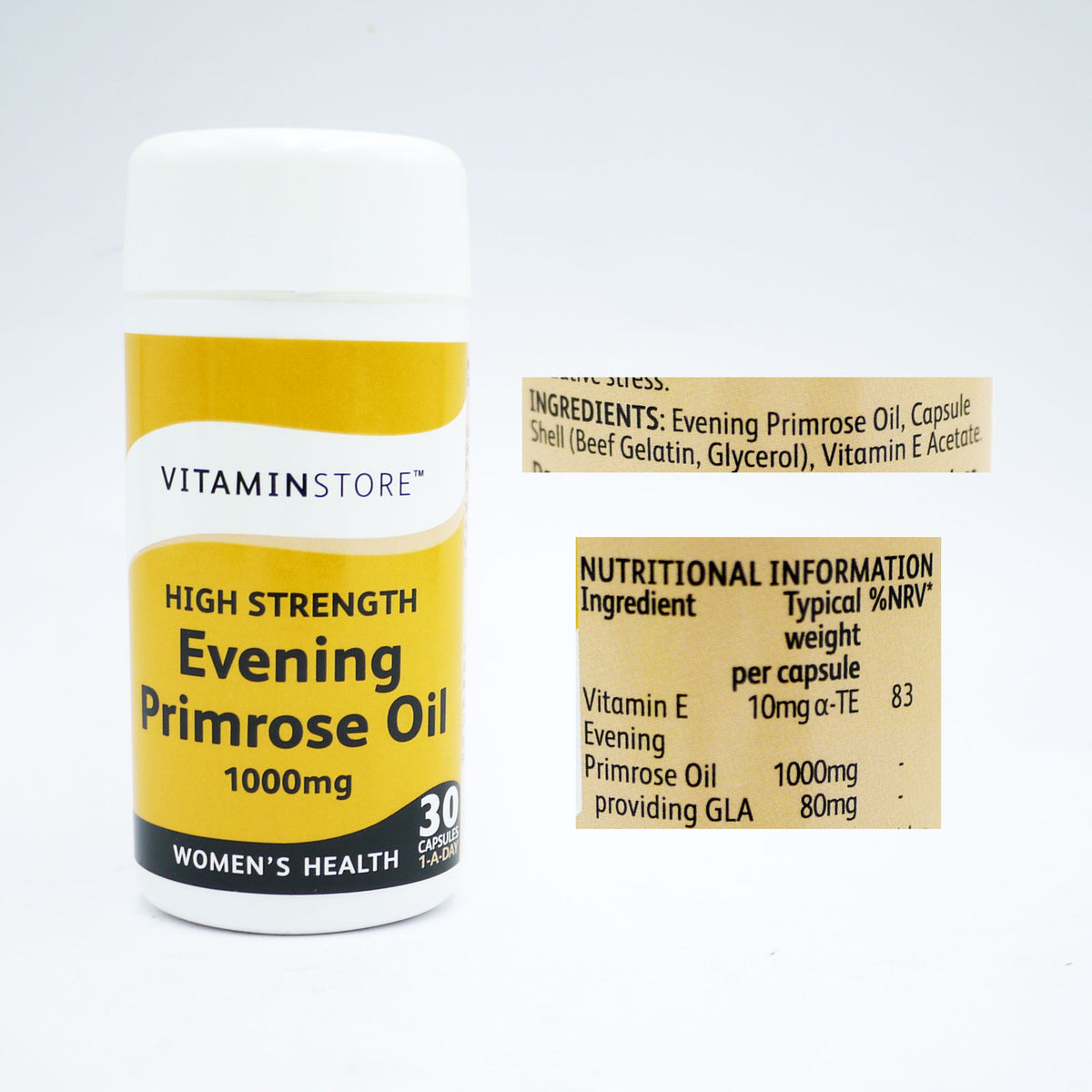 VITAMIN STORE EVENING PRIMROSE 1000MG 30's — first4health