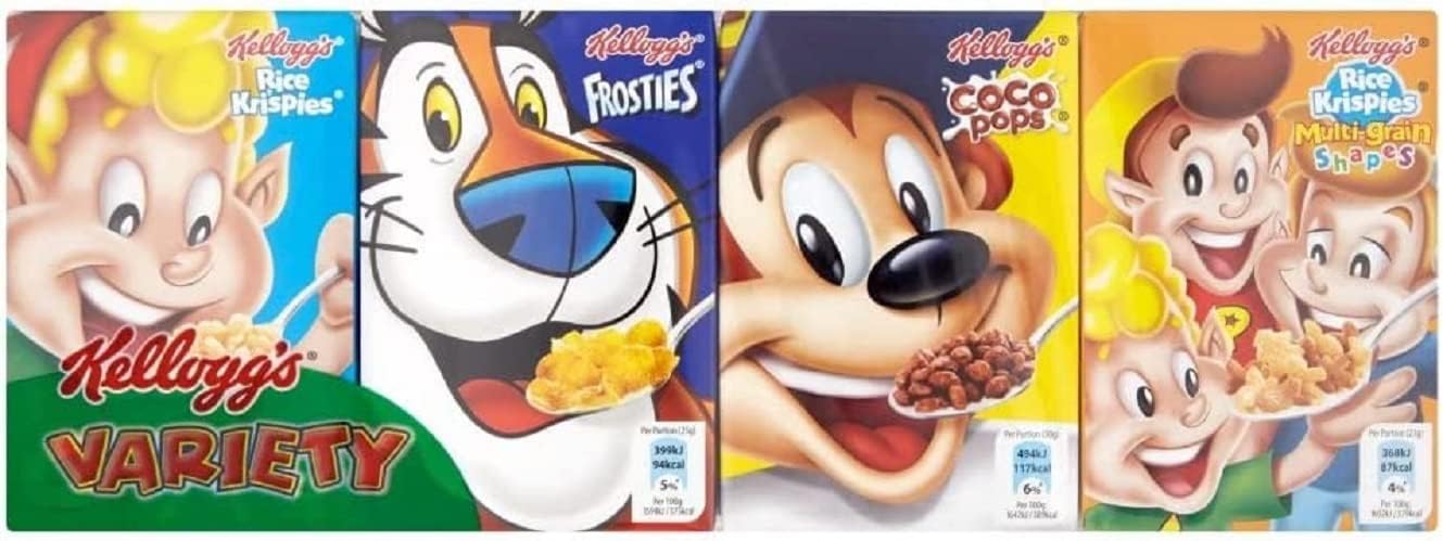 Kellogg's Variety 8 Pack 196gm x 3 — first4health