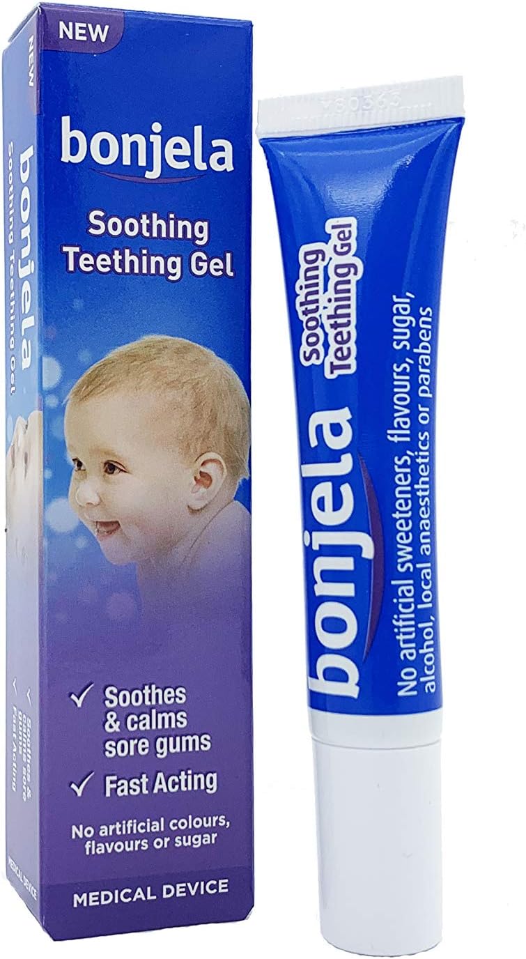 Bonjela Baby Teething Gel 15gm x 3 - for 6 Months+ to Help Relieve Com ...