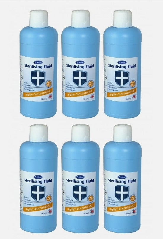 Dr Johnson's Sterilizing Fluid Concentrated Disinfectant 1 Liter X 6 B ...