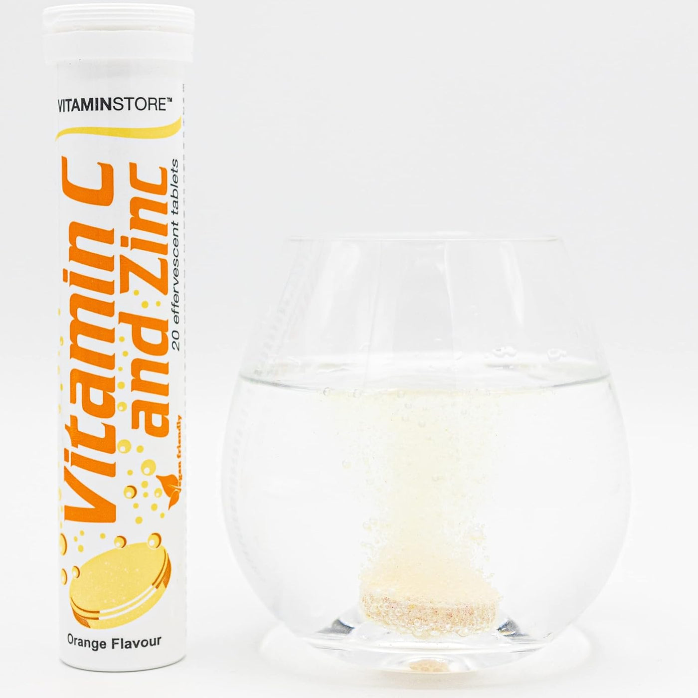 VITAMIN STORE EFFERVESCENT VIT C & ZINC TABS 20's — first4health