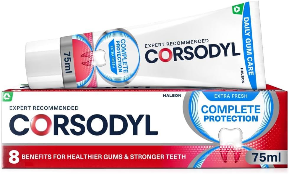 CORSODYL TOOTHPASTE COMPLETE PROTECT FRESH 75ML — first4health