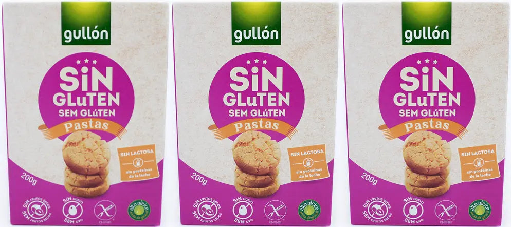 Gullon Cookies Gluten Free ,Egg Free Nut Free And Lactose Free - 3 pac ...