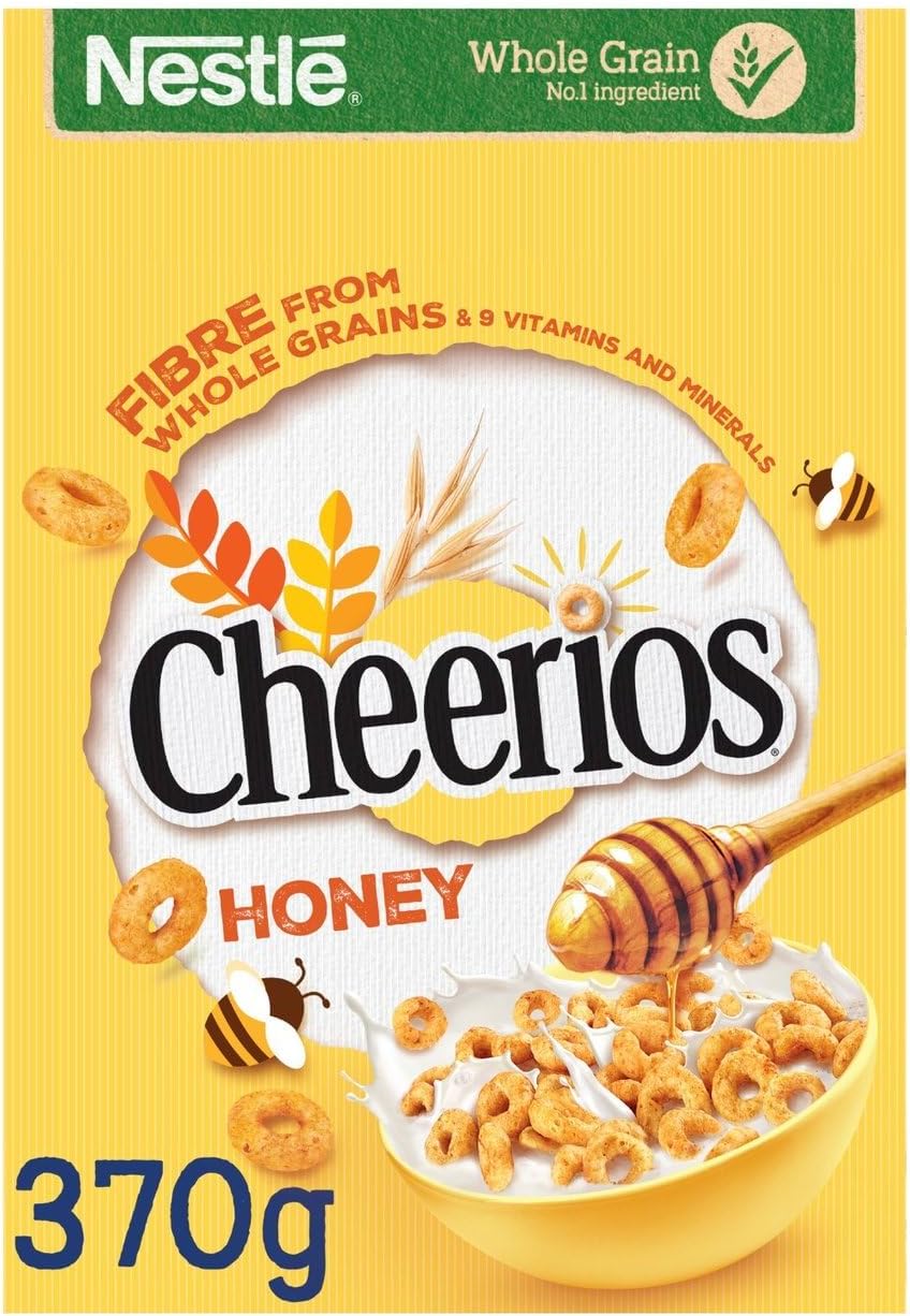 Nestle Honey Cheerios 370gm x 6 — first4health