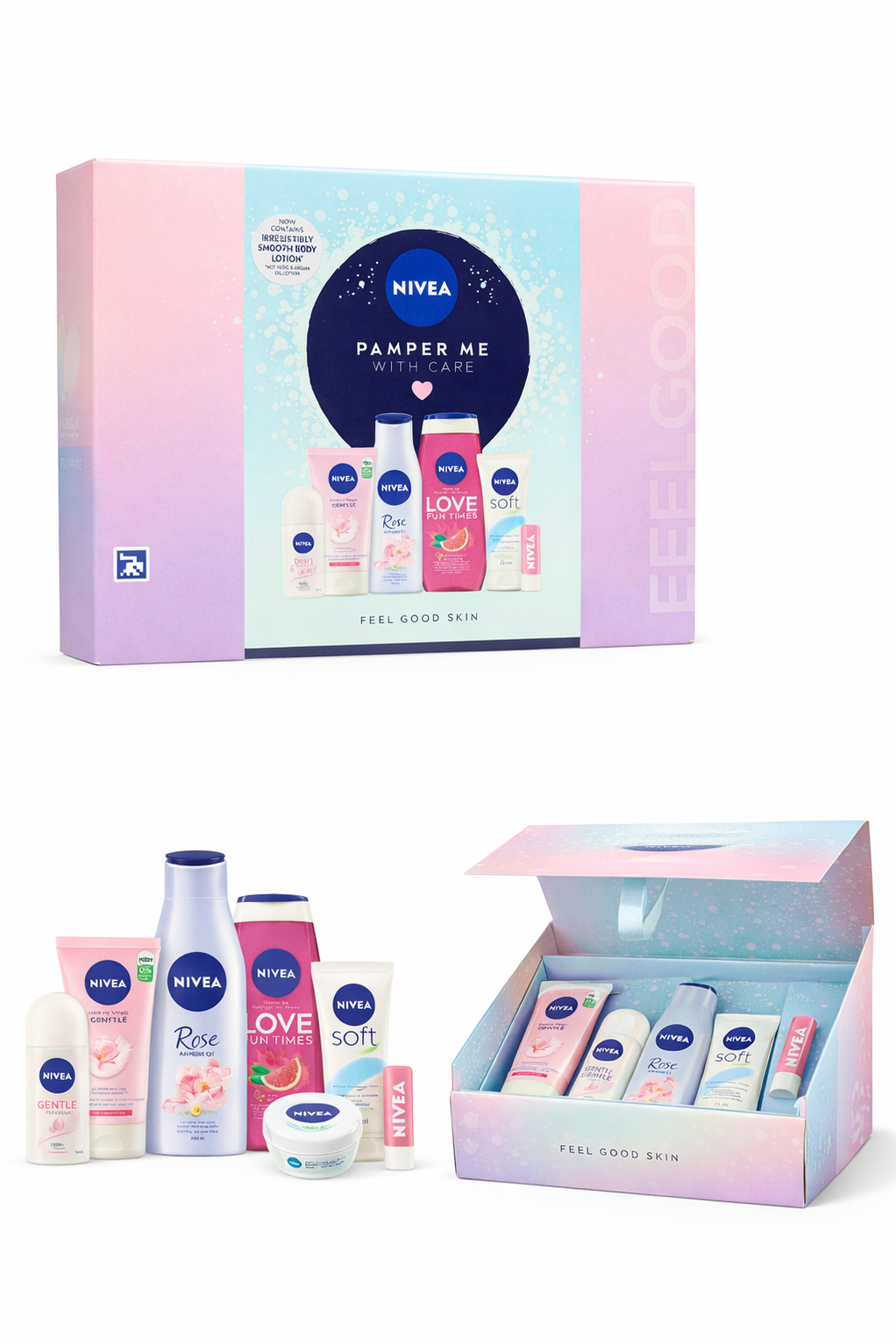 NIVEA "PAMPER ME" Gift Set (6 Products) — first4health