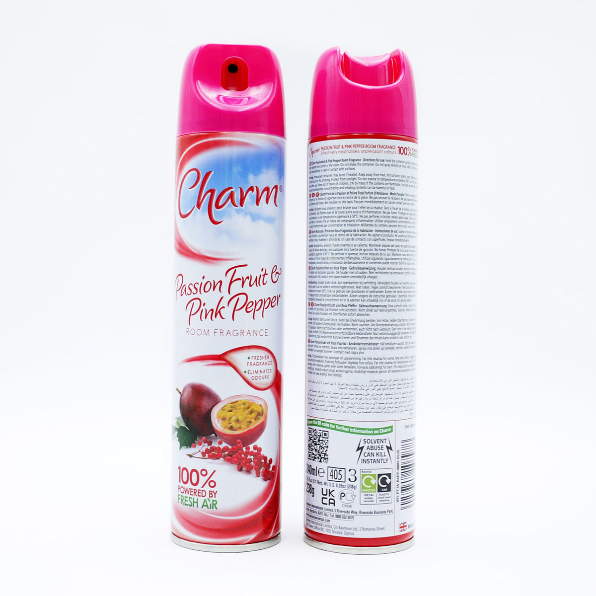 Charm Air FreshenerPassion fruit and Pink pepper 240ml NON FLAMMABLE ...