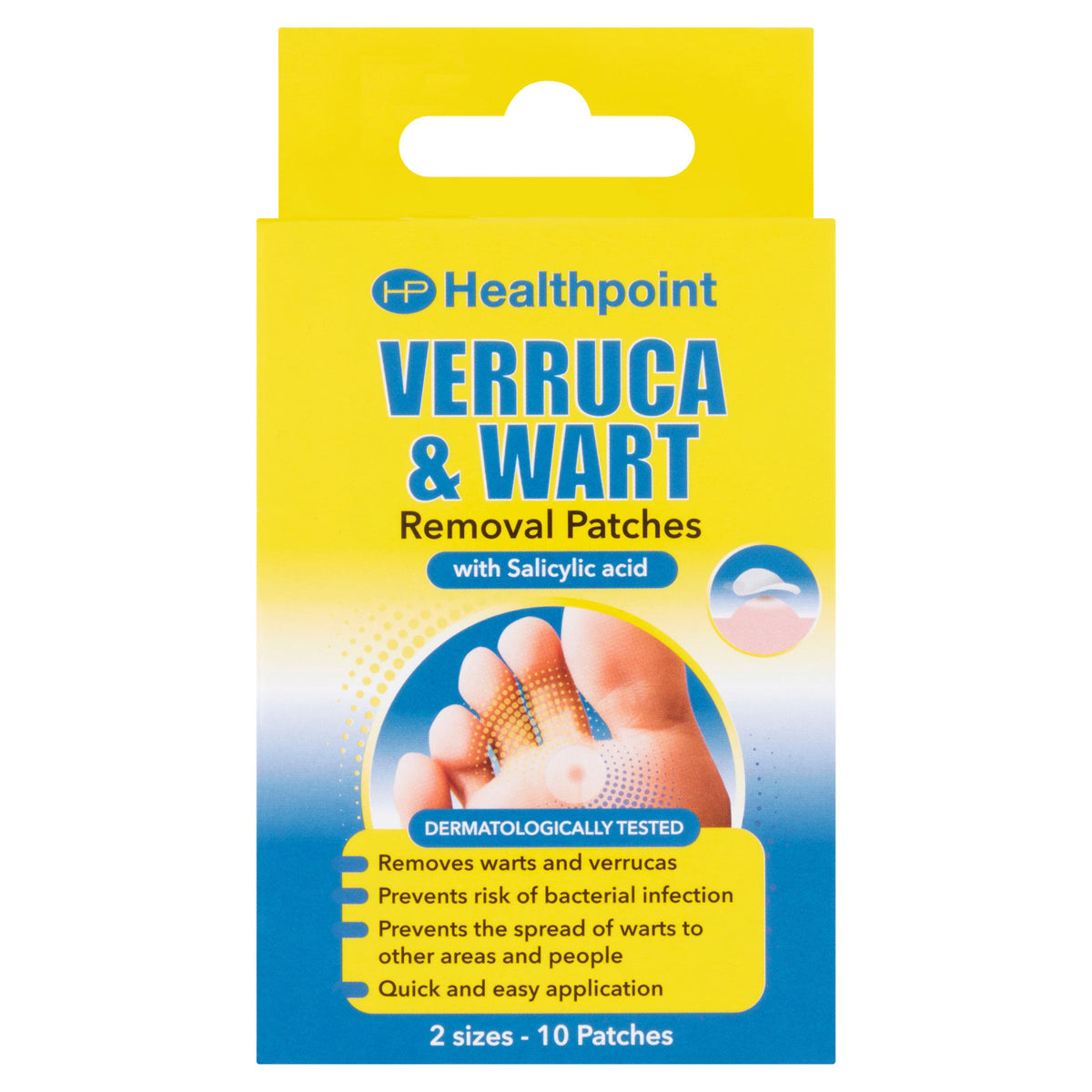 Healthpoint Verruca And Wart Removal Patches — first4health