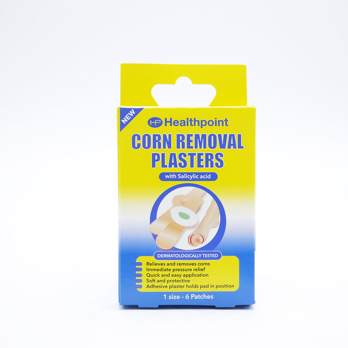 HealthPoint Plasters Corn Removal 6 patches x 1 — first4health