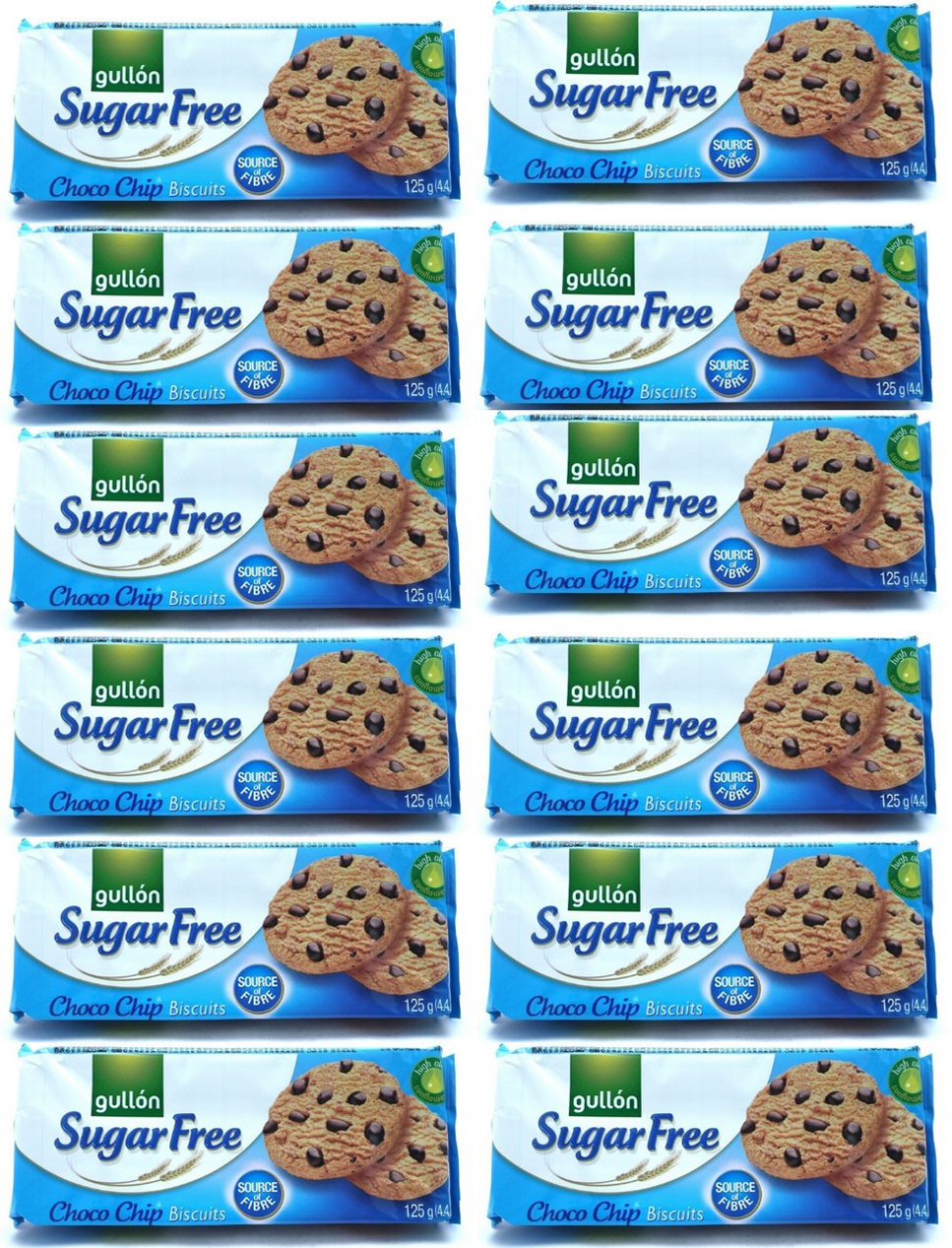 Gullon Choc Chip Sugar Free Cookies 125g - Diabetic Friendly — first4health