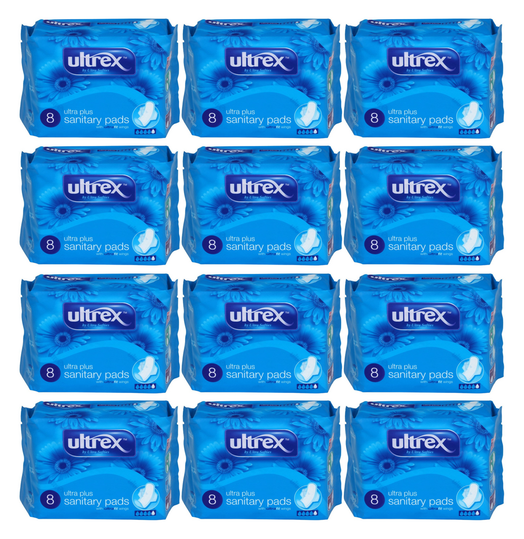 Ultrex Ultra Plus + Wings Bulk Pack of 96 Pads — first4health