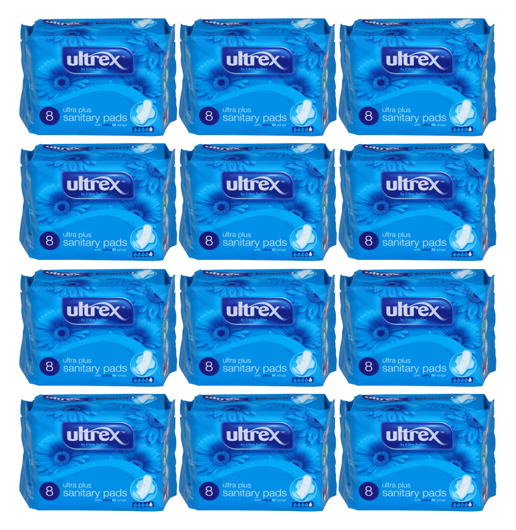 Ultrex Ultra Plus + Wings Bulk Pack of 96 Pads — first4health