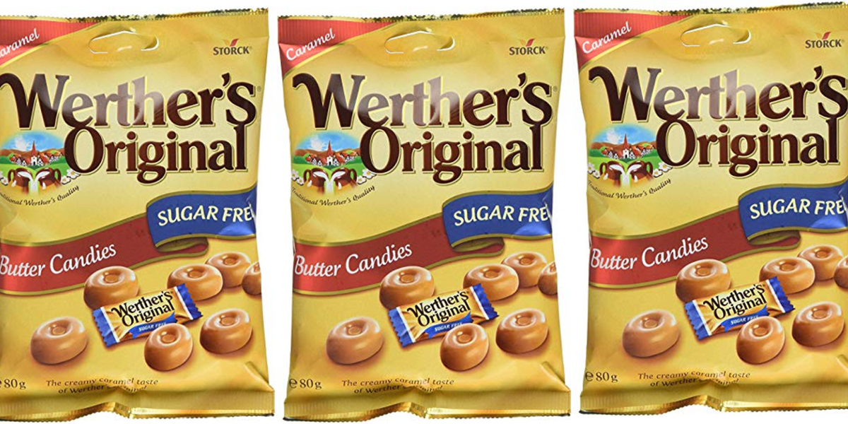 Werther's Original Butter Candies Sugar Free Sweets 80g X 3 Packs ...