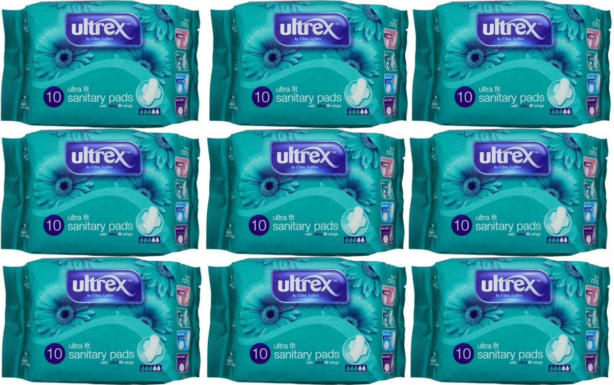 Ultrex Ultra Fit + Wings Sanitary Pads - Pack of 120 Pads — first4health